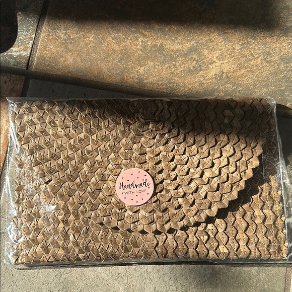 Bags | Handmade Straw Clutch | Poshmark